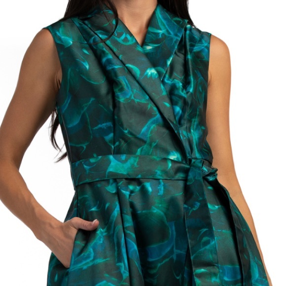 Rene Ruiz | Dresses | Rene By Rene Ruiz Green Multi Sleeveless Floral ...